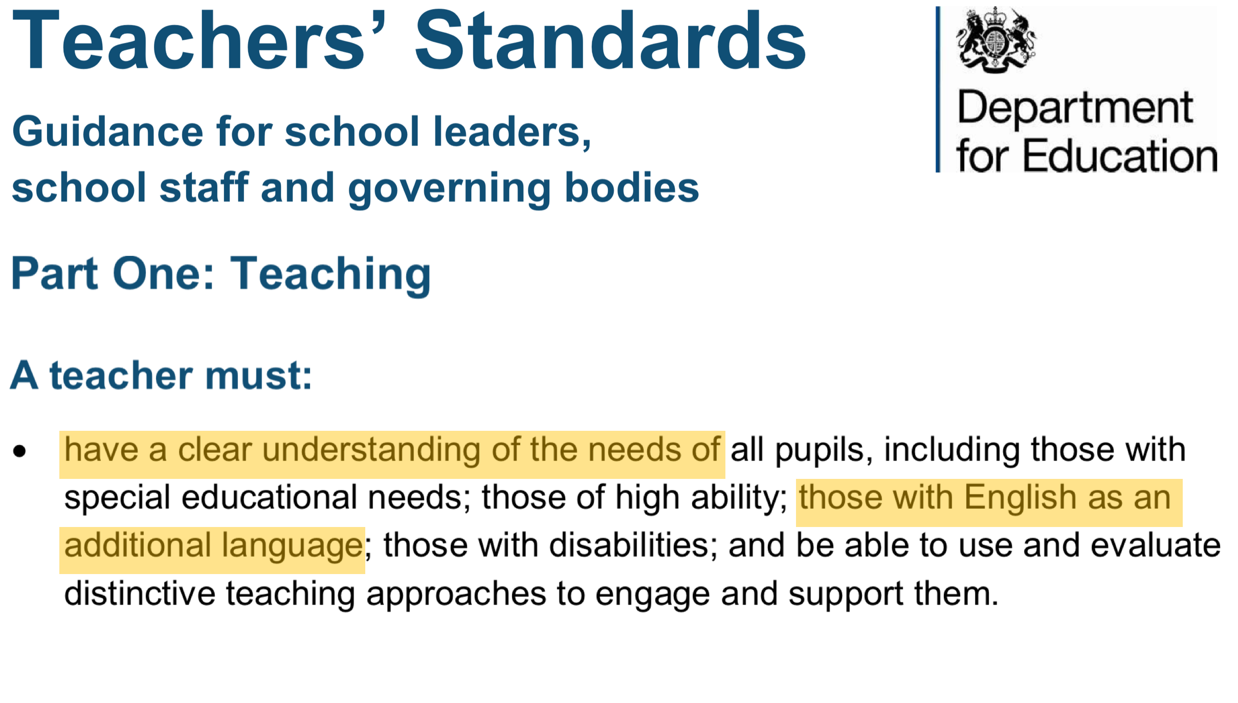 How well prepared to teach EAL learners do teachers feel? – EAL Journal